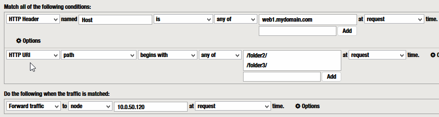 F5 BIGIP – Name based reverse proxy (LTM policies)